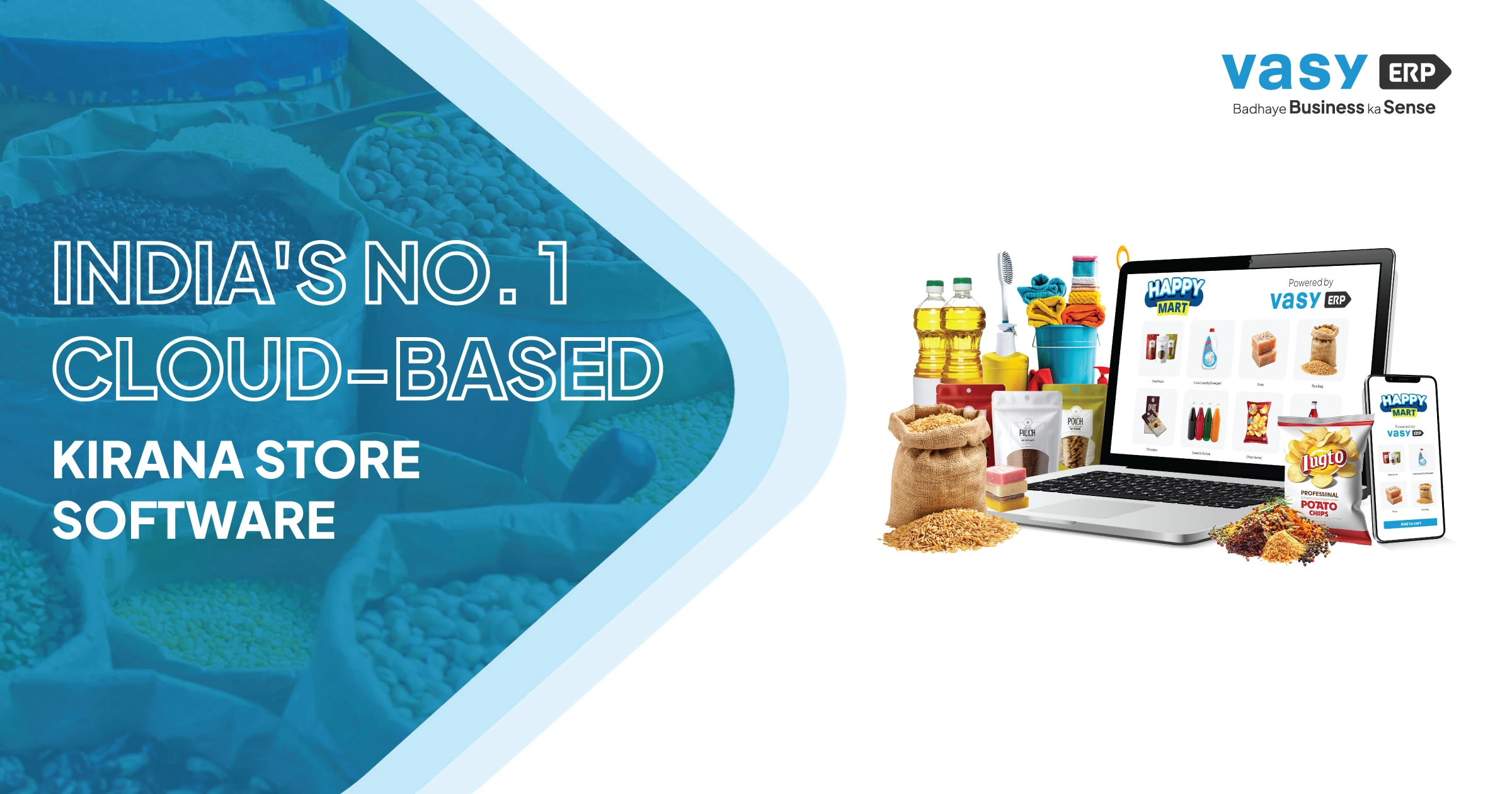 India’s #1 Cloud-Based Kirana Store Software – VasyERP